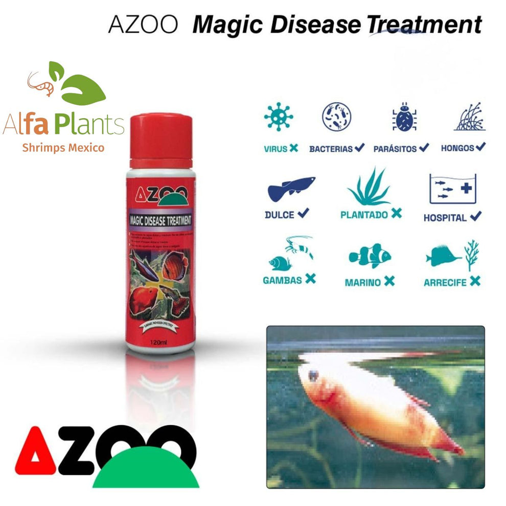 Azoo Magic Disease Treatment – Alfa Plants Shrimps México